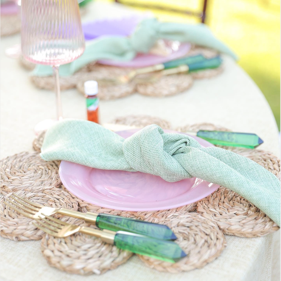 Emerald Lucite Flatware – Soirée8